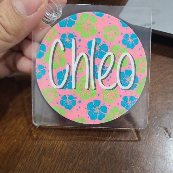 Tennis Bag Tag | Tennis Name Tag | Kids Bag Tag | Tennis Party Favor ...