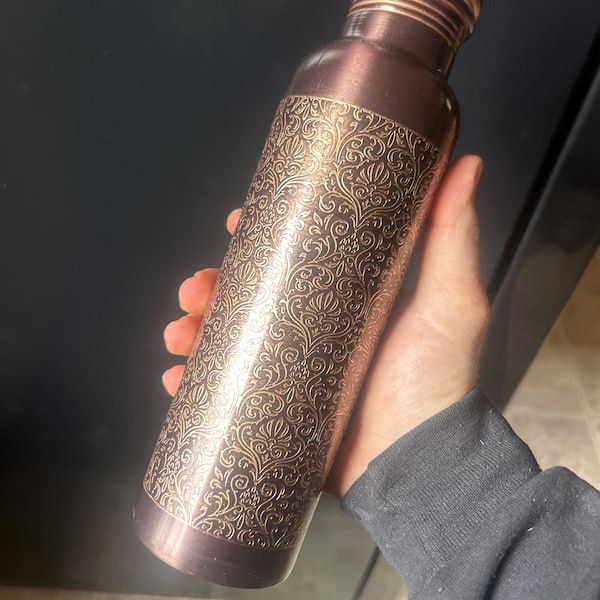 Indian Serving Bowl Copper Stainless Steel Hammered Karahi Indian ...