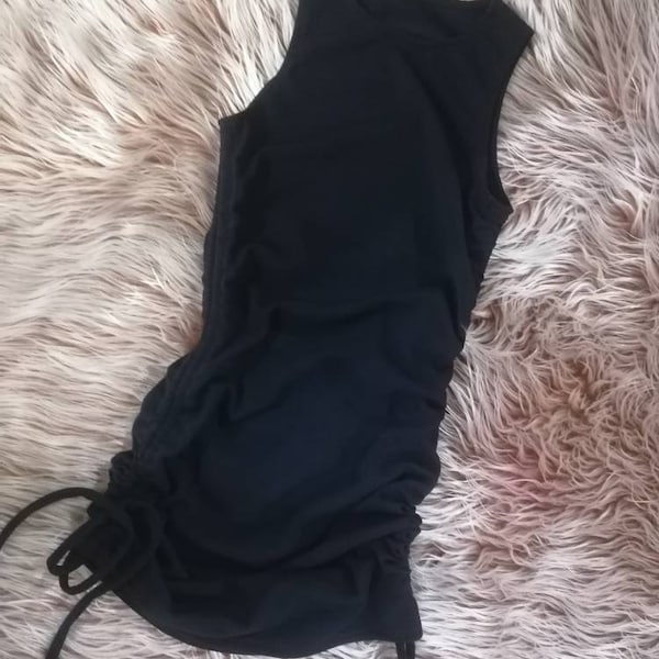 Bodycon Sleeveless Drawstring Mini Dress #alexdiydress PDF Sewing ...