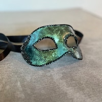 DIY Mens Masquerade Mask, Black Mens Bauta Mask, Blaxk Full Face Mens ...