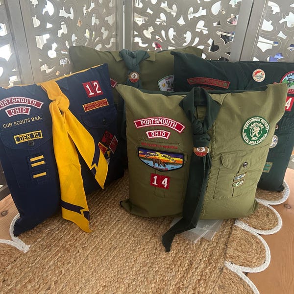 Boyscout Pillow, Throw Pillow, Scout Pillow, Custom Order With Your ...