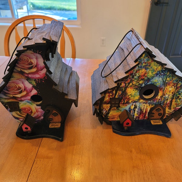 BIRDHOUSE, Funky Birdhouse, Mushroom Birdhouse, Unique Birdhouse, Large ...