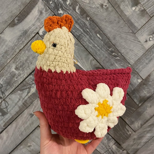 Crochet Chicken Amigurumi Pattern Easy to Follow Crochet Hen Pattern ...