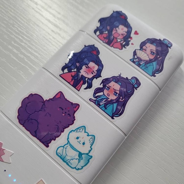 CLEAR Bingqiu Transparent Sticker Sheet - Etsy