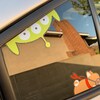 Toy Story Alien Peeker Transparent Car Decal/pixar Peekaboo Window ...