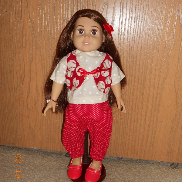 Complete Cheer Outfit Made to Fit 18” Dolls Like American Girl ...