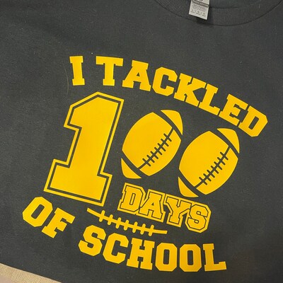 100 Days of School SVG, 100th Day of School Svg, 100 Days, Football Svg ...