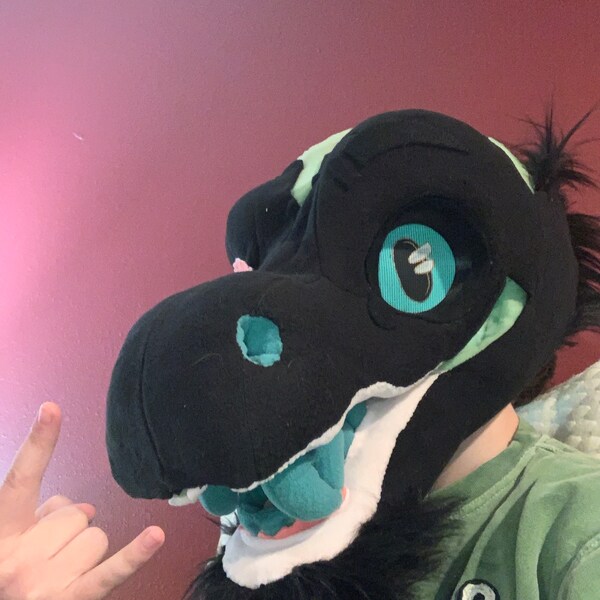 Plush Fursuit Jawset Pattern Teeth Furry Jaw PDF Pattern Beginner ...
