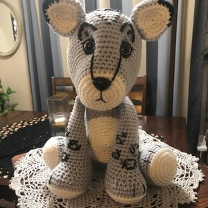 Snow Leopard Crochet Pattern Cheetah Crochet Pattern Cat - Etsy
