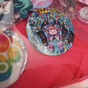 Hatsune Miku Decora 45mm Button - Etsy