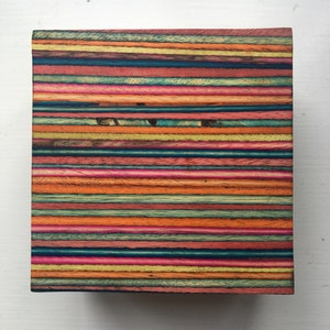 Multicoloured Mango Wood Trinket Box Jewelry Box Keepsake Box Bits and ...