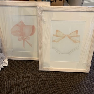 Watercolor Baby Girl Bonnets Digital Clip Art Set Instant Download - Etsy