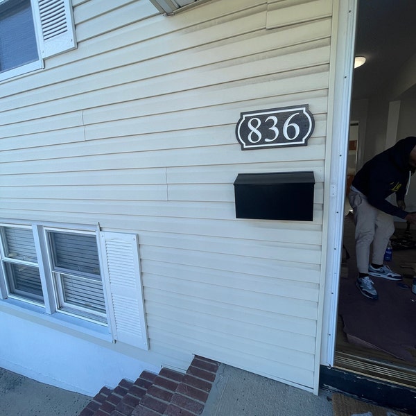 Address Sign, House Number Sign, Address Sign Outdoor, Address Plaque ...