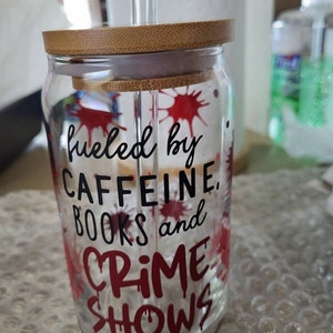 True Crime Coffee Cup, Iced Coffee Cup, True Crime Gift, Crime Show Cup ...