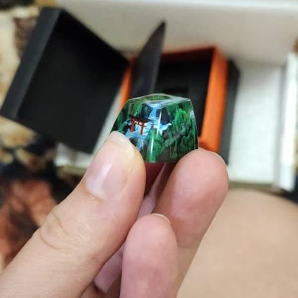 Torii Gate Artisan Keycap, Japanese Keycaps, Artisan Resin Keycap ...