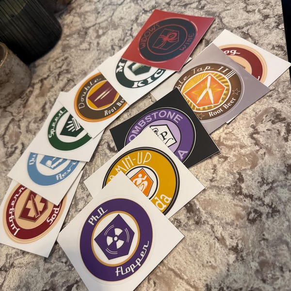 Zombies Perk Bottle Stickers (individual) - Etsy