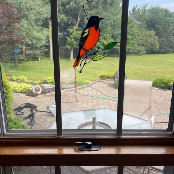 Carolina Wren Stained Glass Window Hanging Bird Decor Best Friend ...