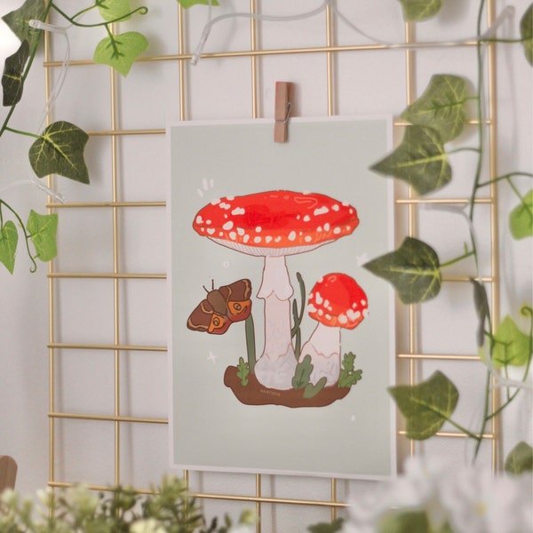 Frog Life Cycle Print, A5 Froggie Print, Cottagecore Frogspawn Tadpole ...