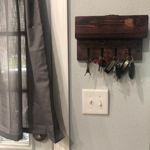 Rustic Handcrafted Key Holder - Etsy