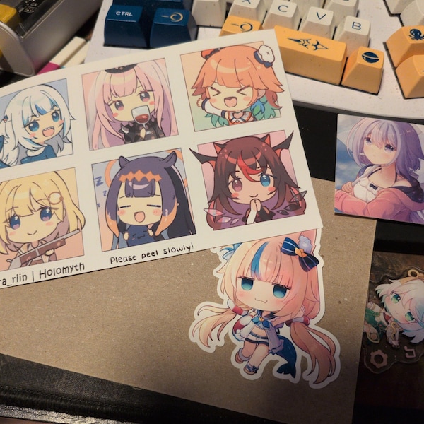 4x6" Hololive EN Sticker Sheet - Etsy