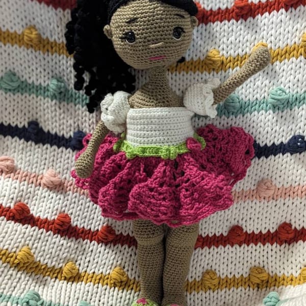 Amigurumi Pattern Arya Doll Crochet Gifts Plush Printable PDF Tutorial ...