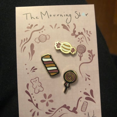 Black or White Rose Enamel Pin Badge - Etsy