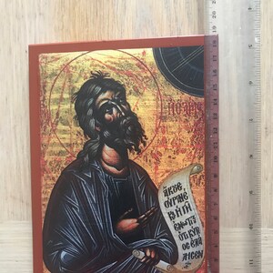 Metamorphosis Jesus Christ Icon, Handmade Greek Orthodox Icon of the ...