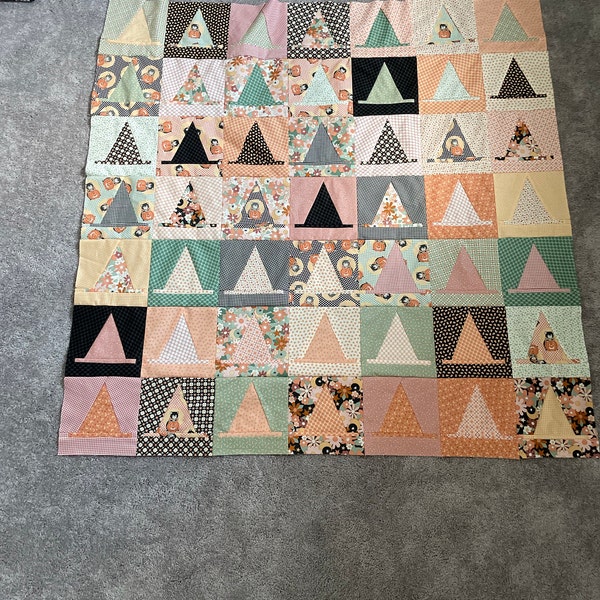 Halloween Haberdashery Witch Hat Quilt Pattern PDF by Melissa Mortenson ...