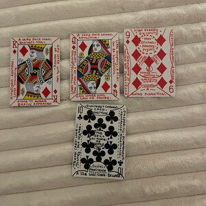 Cartomancy Card Meanings 52 Pages PDF - Etsy
