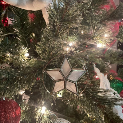 Mini Parol Capiz Star Ornaments - Etsy