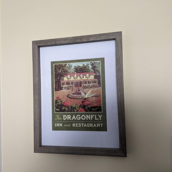 Dragonfly Inn Vintage Poster - Etsy