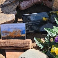 Heavenly Birthday Custom Waterproof Card for Memorial Sites Beautiful ...