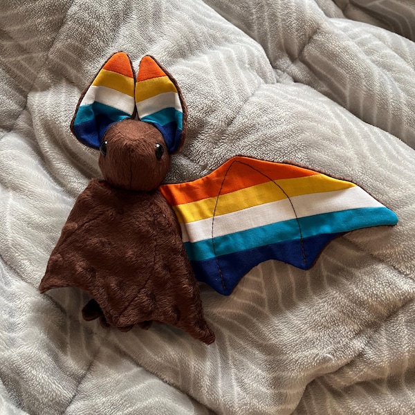 Custom Pride Batling! - Stuffed Plush Bat, Made to Order, Doll, Plushie ...