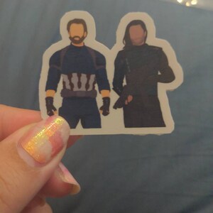 Captain America and Peggy Carter Dancing Sticker | Etsy