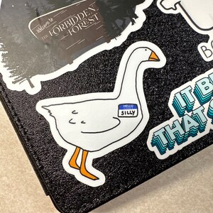 Silly Goose Matte Vinyl Sticker - Etsy