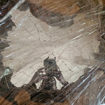 Tree Slice Wall Mirror Live Edge Wood Rustic Poplar Wood From a Tree ...