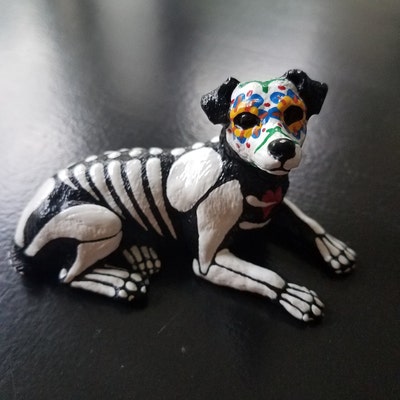 Day of the Dead Corgi Dog Sugar Skull Pet Memorial Dia De Los Muertos ...