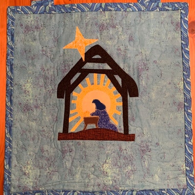 Radiant Beams Nativity Small Wall Hanging Quilt Pattern - Etsy