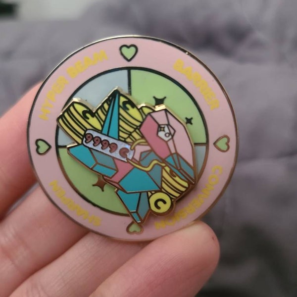 Porygon - Pokemon Battle Spinning Hard Enamel Pin - Etsy
