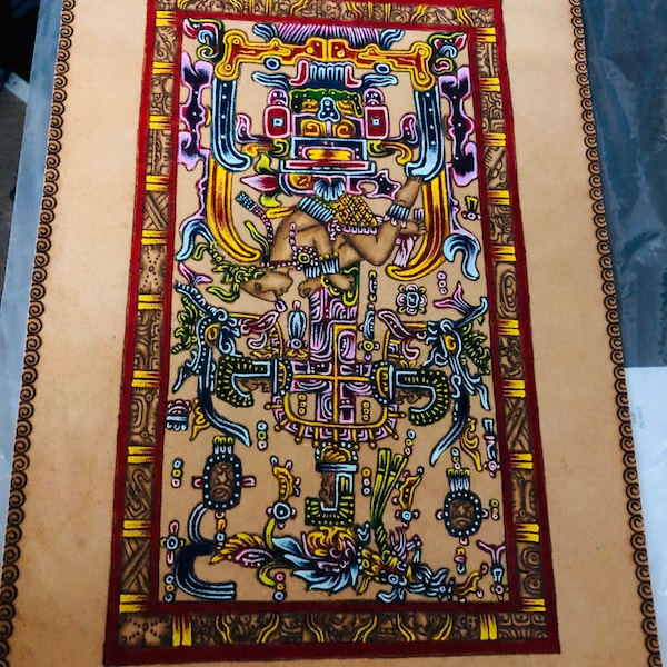 Mayan Culture (palenque Art) : Sarcophagus of King Pakal (temple of the ...