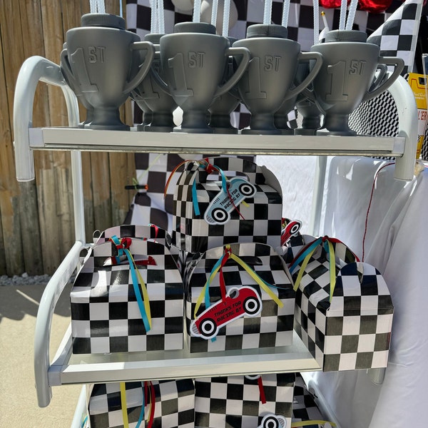 PRINTABLE Vintage Race Car Party Bundle, Race Car Party in a Box, Race ...