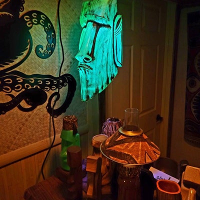 Tiki Room PELE Tiki Torch Statue Figurine Figure Enchanted Tiki Room ...