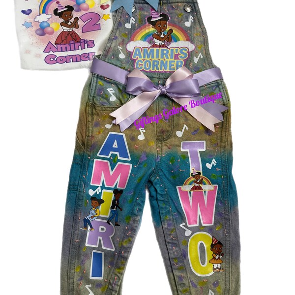 Custom Gracie's Corner Birthday Shirt: Personalized Girl's Tee (PNG ...