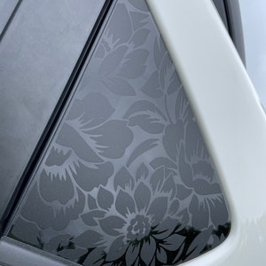 Fits 2018-2023 Subaru Crosstrek Rear Side Window Floral Flowers Pattern ...