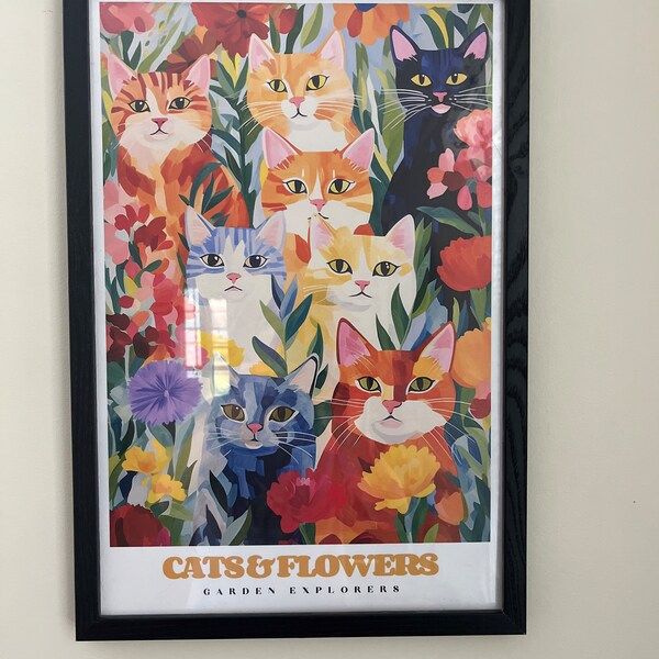 Set of 3 Prints, Flower Market Poster, Wall Art Bundle, Botanical Wall ...