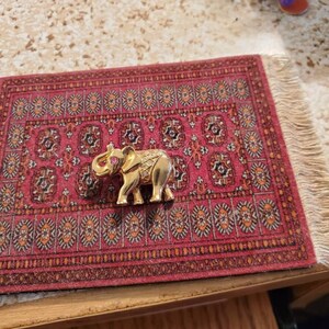 Vintage Oversized Carved Wooden Folk Art Style Leaves Botanical Pin - Etsy