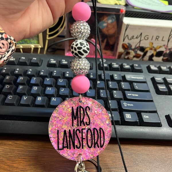 NEW Glitter Lanyards - Color Options 5 (check Out Color Options 1, 2, 3 ...