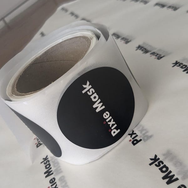 Custom Labels on a Roll, Personalized Stickers, Your Logo, Text, or ...