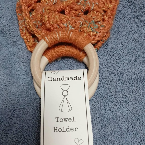 PRINTABLE Towel Holder Labels | Crochet Knit Towel Tags | PDF Download ...