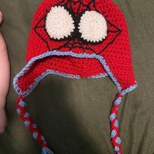 Crochet Newborn Spider Gwen Hat and Diaper Cover or Newborn Mayday ...